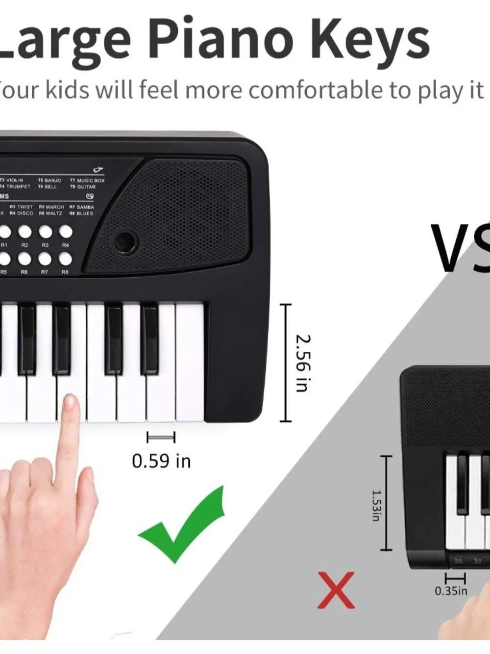 Toys | 37 Key Upgrade Piano Keyboard For Kids Musical Toys Ages 35 ...